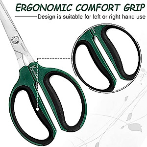 Hydroponic 60mm/40mm 2 pack Bonsai micro tip pruning shears (Stainless Steel) by Yieldcropper