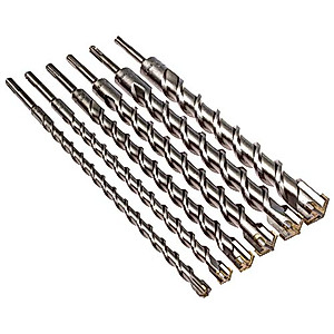 6 Piece Carbide Tipped BIT, Masonry Drill Bit Set, SDS Plus!!!