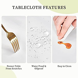 Aiojool Teal Wood Grain Tablecloth Fitted Table Cloth for 4 Foot Rectangle Table, Elastic Edged Table Cover for Indoor Outdoor Patio Picnic, 30 X 48 Inch