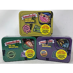 2023 Topps Garbage Pail Kids Go On Vaction Tins - All 3 TINS!!!