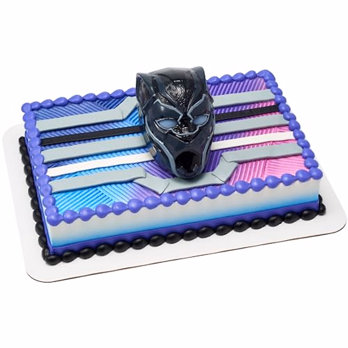 DecoSet® Marvel Avengers Black Panther Warrior King Cake Topper, 1-Piece Light-Up Cake Decoration