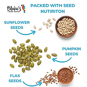 Blake’s Seed Based Crispy Treats – Variety Pack (24 Count), Vegan, Gluten Free, Nut Free & Dairy Free, Healthy Snacks for Kids or Adults, School Safe, Low Calorie Organic Soy Free Snack