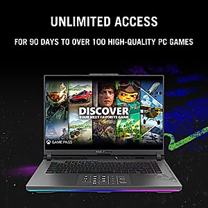ASUS ROG Strix G16 (2023) Gaming Laptop, 16” Nebula Display 16:10 QHD 240Hz, GeForce RTX 4070, Intel Core i9-13980HX, 32GB DDR5, 1TB PCIe SSD, Wi-Fi 6E, Windows 11 Pro, G614JI-XS96,Eclipse Gray