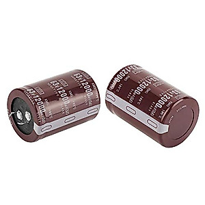 2pcs 12000uf 63V HiFi Electrolytic Capacitors Audio Capacitor Electronic Component for Circuit Control
