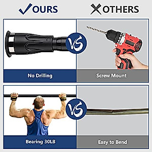 Closet Rod for Hanging Clothes,31 to 46 Inch Adjustable Heavy Duty Matte Black Tension Rod for Wardrobes, Laundry Room, Shoe Cabinets