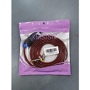 XMSJSIY Speakon to Banana Speaker Cable, Banana to Speakon Male Speaker Wire Audio Adapter Amplifier Connection Cord for DJ/PA with Twist Lock -2.0 Meter (Speakon Male to Banana)