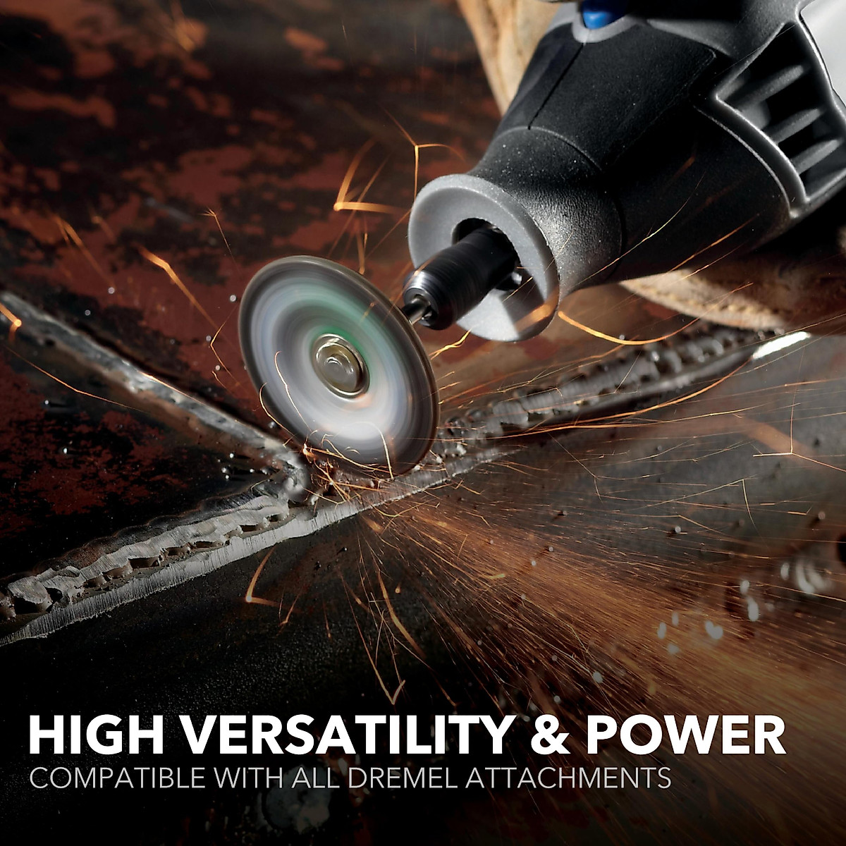 Dremel 4000-4/34 Variable Speed Rotary Tool Kit - Engraver, Polisher, and Sander- Perfect for Cutting, Detail Sanding, Engraving, Wood Carving, Polishing- 4 Attachments & 34 Accessories , Gray