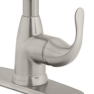Glacier Bay HD67496-1008D2 Dylan Single-Handle Pull-Down Sprayer Kitchen Faucet in Stainless Steel