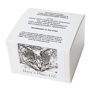 Wood Butter Cutting Board Wax Conditioner for Cutting Boards and Wooden Kitchen Tools 4 oz. Food Grade Protective Mineral Oil Beeswax for Wooden Cutting Boards, Surfaces, and Tools.