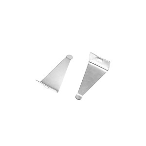 X AUTOHAUX Car Rearview Upper Right Passenger Side Non-Heated Mirror Glass Replacement with Plate for Ford Transit 150 250 350 2015-Onward