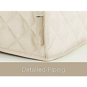 Toaster Cover Messar Cotton Striped Bread Toaster Dust Cover Bakeware Protector for Two Slice Toaster Appliance Dust Style Random 11W x 8D x 8H