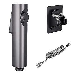 Multiple Use Metal Hand Bidet For Toilet With Flexible Spring Hose Simple Install Person Sprayer Toilet Handheld Sprayer