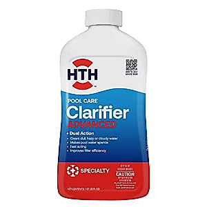 HTH 67067 Swimming Pool Care Clarifier Advanced - Crystal Clear Water in 24 Hours