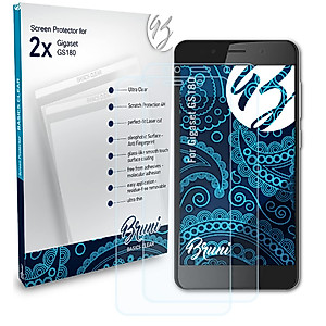 Bruni Screen Protector compatible with Gigaset GS180 Protector Film, crystal clear Protective Film (2X)