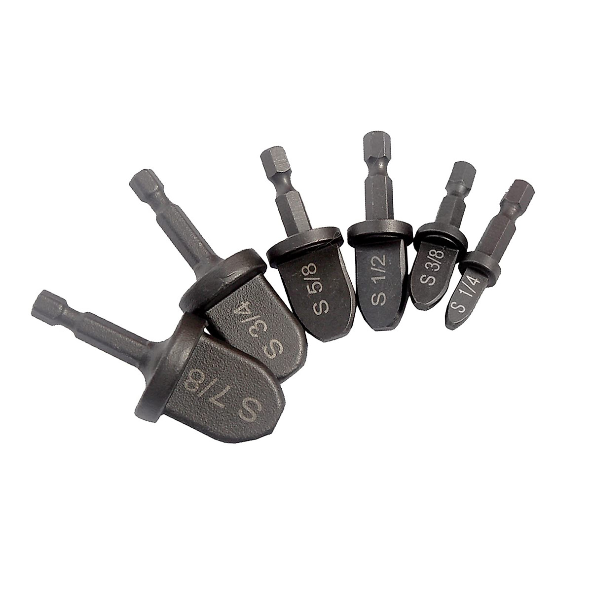 HVAC Repairing Set Air Conditioner Copper Tube Expander Swaging Tool Drill Bit Set Manual Copper Pipe Swage Tool Soft Copper Expander Tubing Tool with 1/4''， 3/8''，1/2''， 5/8''，3/4''，7/8''Bits