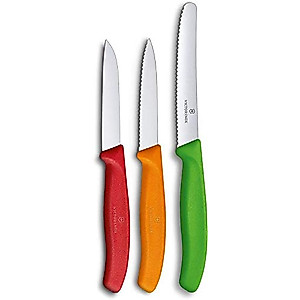 Victorinox Swiss Classic Multicolored 3-Piece Paring Knife Set