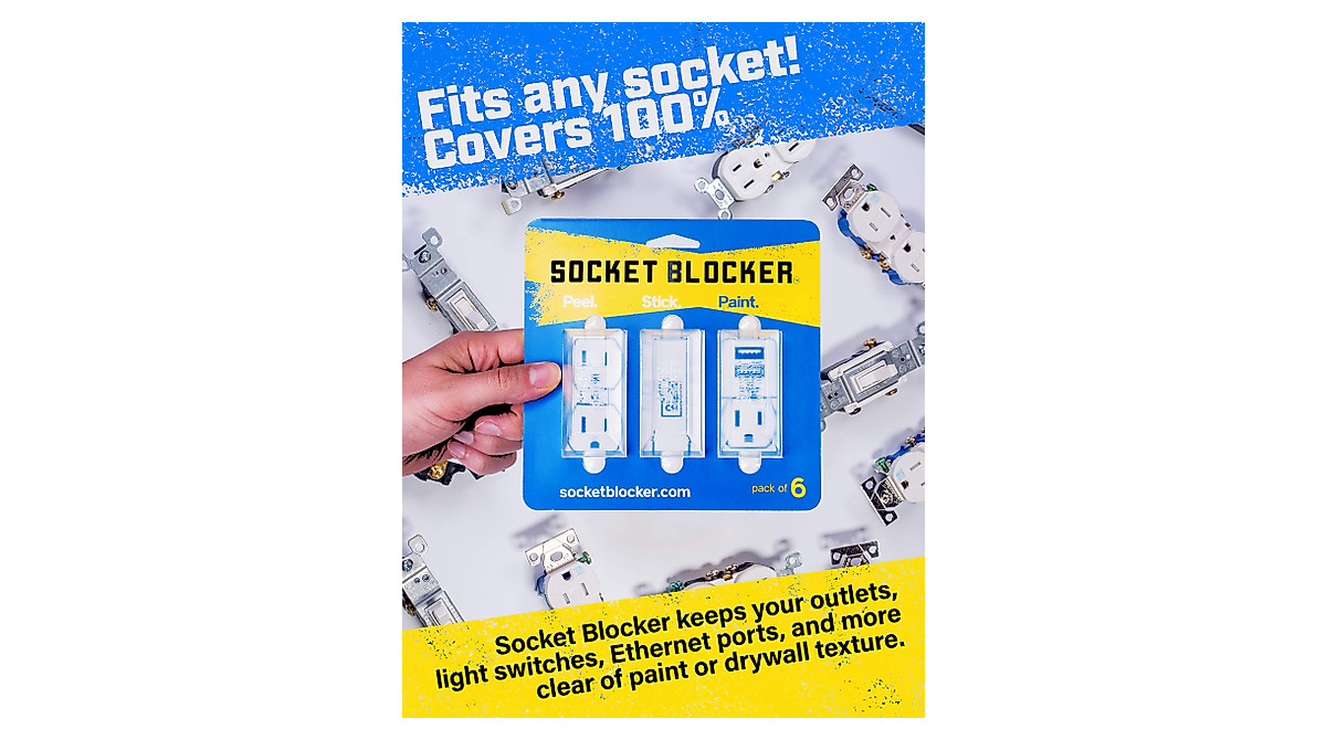 Socket Blocker – Smart Outlet Covers for Easy Painting