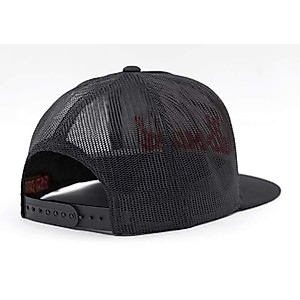 RED DEVIL CLOTHING Hellbound Mens Trucker Hats | Mesh Baseball Snapback Cap | Adjustable Mesh Back Cooling Cap