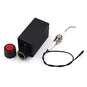 METER STAR CE/CSA AA Igniter 1.5V Pulse Wire Spark Igniter Kit, 220315 US DHLG-1C 1705, Ceramic Electrode Ignition Spark Plug 12 Inch Wire Long