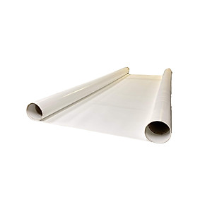 Class A Customs 9.5 ft TPO RV Rubber Roof Kit | 30 ft Long Complete Roof Kit | Motor Home Roof | Camper Roof | Trailer Rubber Membrane and Glue Roofing Kit