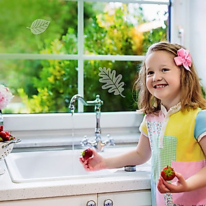 WindowAlert Leaf Medley Anti-Collision Decal - UV-Reflective Window Decal to Protect Wild Birds from Glass Collisions 2-Pack - Made in The USA