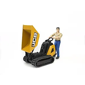 Bruder Jcb Dumper Htd-5 and Construction Worker (Colors May Vary)