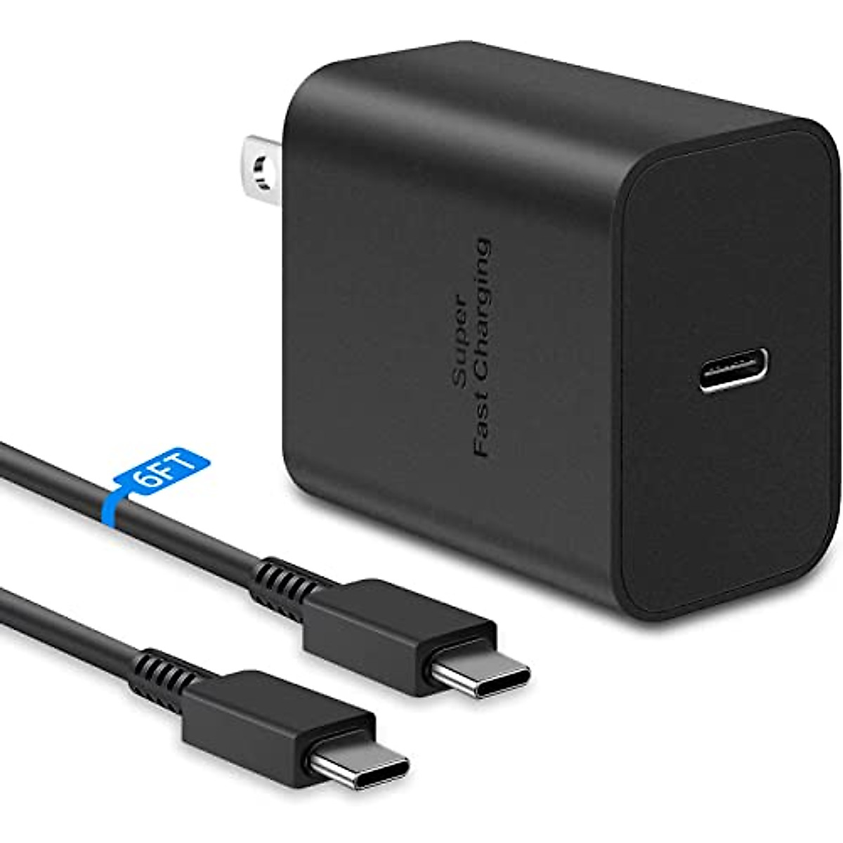 Samsung Galaxy S22 Ultra Charger，45W USB C Wall Charger Fast Charging for Samsung Galaxy S23/S23+/S23 Ultra/S22 Ultra/S22 Plus/S22/S21 Ultra/S21+/S20 Ultra/Note 20 with 6FT Type C Cable