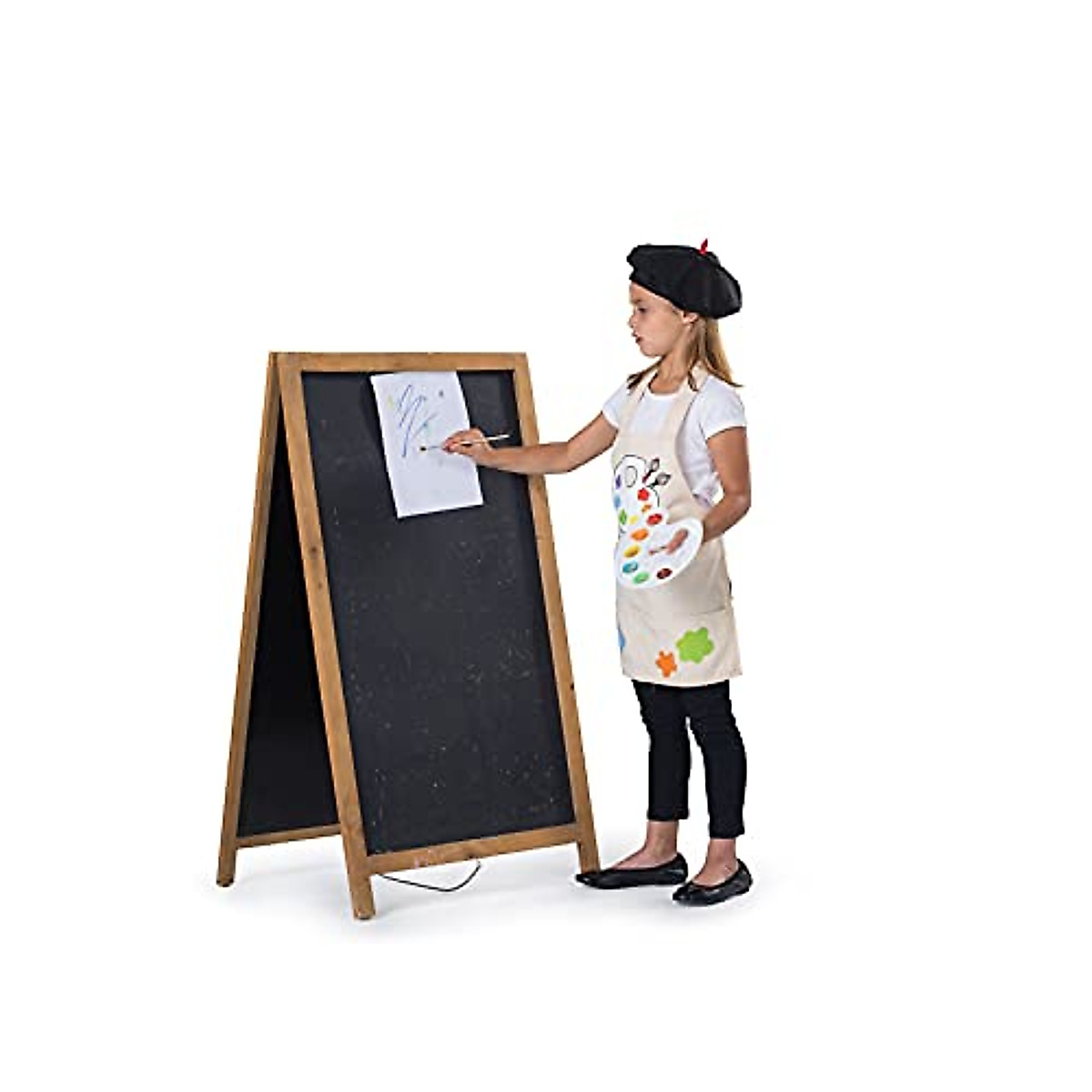 Dress Up America Artist Costume for Kids – Painter Dress-Up with Beret