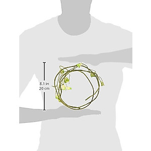 Penn-Plax Reptology Leafy Climber Terrarium Vines for Reptiles – Decorative and Flexible – 5’ Length – 1/4” Diameter – Green