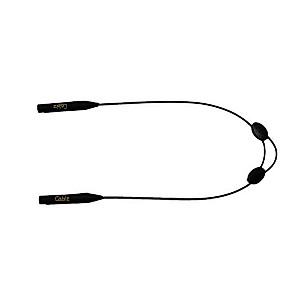 Cablz Skinnyz Original Eyewear Retainer | Black Stainless Cable Eyewear Retainer Strap | 14 inch - Extra Small End