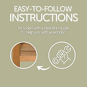 Nordic Style Natural Teak Spa/Bathroom - Under Sink Storage Bench - 14"