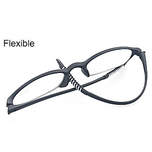 Mcoorn Lightweight Reading Glasses,Flexible(Memory Plastic) Readers, Men and Women