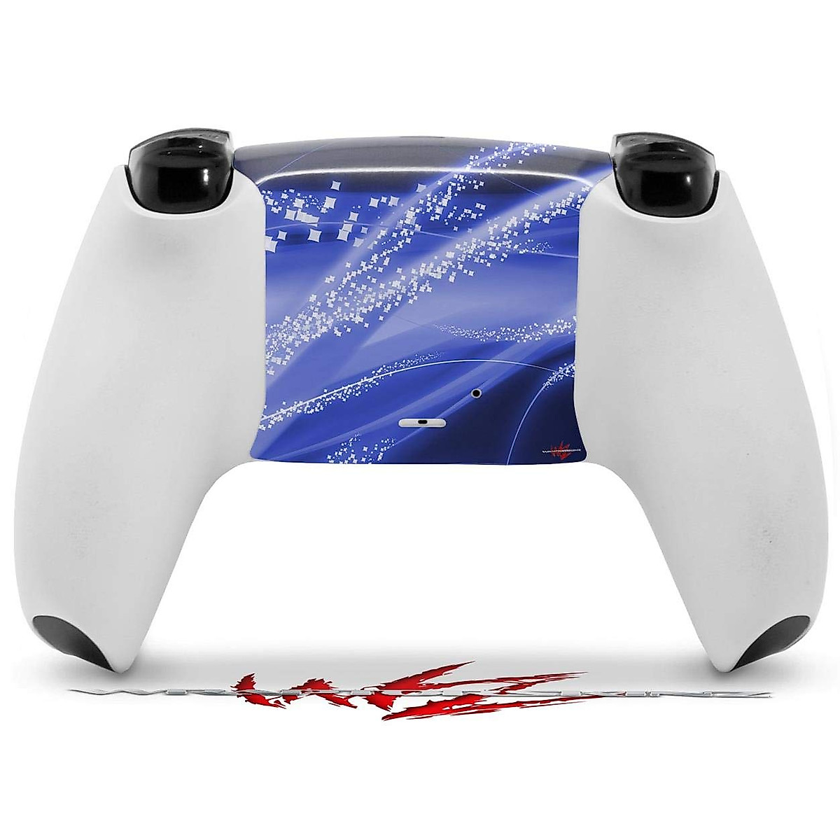 WraptorSkinz Skin Wrap compatible with Sony PS5 DualSense Controller Mystic Vortex Blue (CONTROLLER NOT INCLUDED)