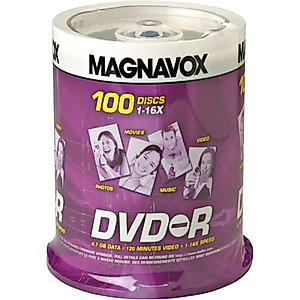 16X Write-Once DVD-R Spindle