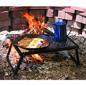 Lodge Pre-Seasoned Carbon Steel Skillet - Use in the Oven, on the Stove, on the Grill, or Over a Campfire - 15 Inch Dual Handle