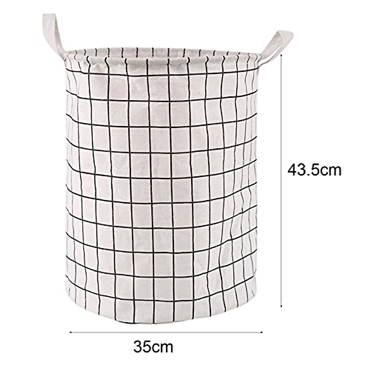 Large Storage Basket with Handle Collapsible Saving Space Laundry Basket Foldable Waterproof Basket for Home
