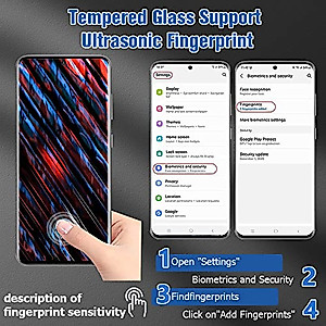 [1+2 Pack] Galaxy S21 Ultra Privacy Screen Protector with Camera Lens Protector, 9H Hardness Tempered Glass/Anti Spy/3D Bending/Scratch Resistant/Bubble-Free For Samsung Galaxy S21 Ultra 5G(6.8")