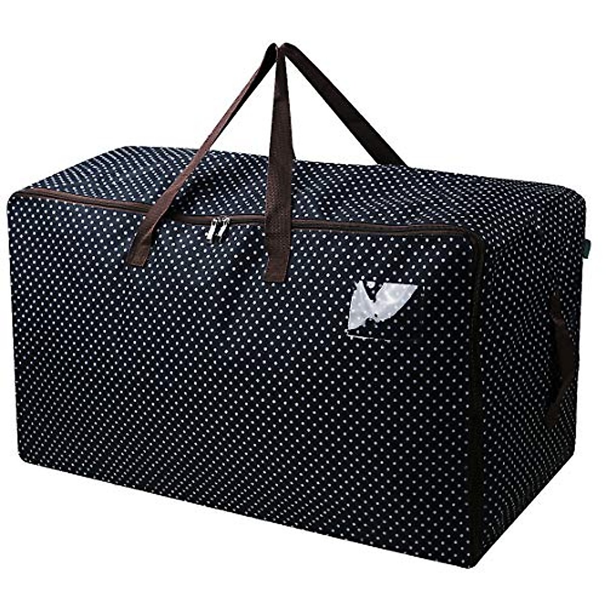 iwill CREATE PRO 27.5 X 16.5 X 13.8, 3-Side Zip Open Storage Bag with Handles for Christmas Trees,Out String Lights,Ballons,Party Balls, Black Dots