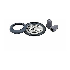 3M Health Care MMM 40006 Littman Stethoscope Spare Parts Kit for Classic II S.E., Includes Nonchill Bell Sleeve, Gray (Pack of 10)