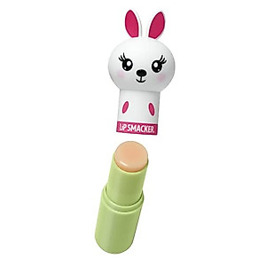 Lip Smacker Lippy Pal Bunny Rabbit Flavored Lip Balm Hoppy Carrot Cake | Clear Matte | For Kids, Men, Women | Stocking Stuffer | Christmas Gift