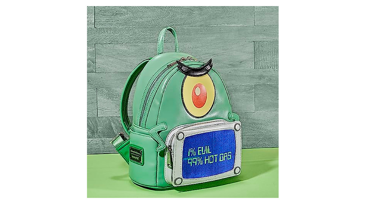 SpongeBob Plankton Mini-Backpack - Amazon Exclusive by Loungefly