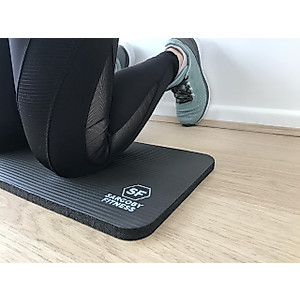 Sargoby Fitness Yoga Knee Pad 0.6 inch Thick Pilates Yoga Knee Pads Cushion to Provide support to knee cushion pilates Elbows Forearms & Wrists Workout Knee Pads