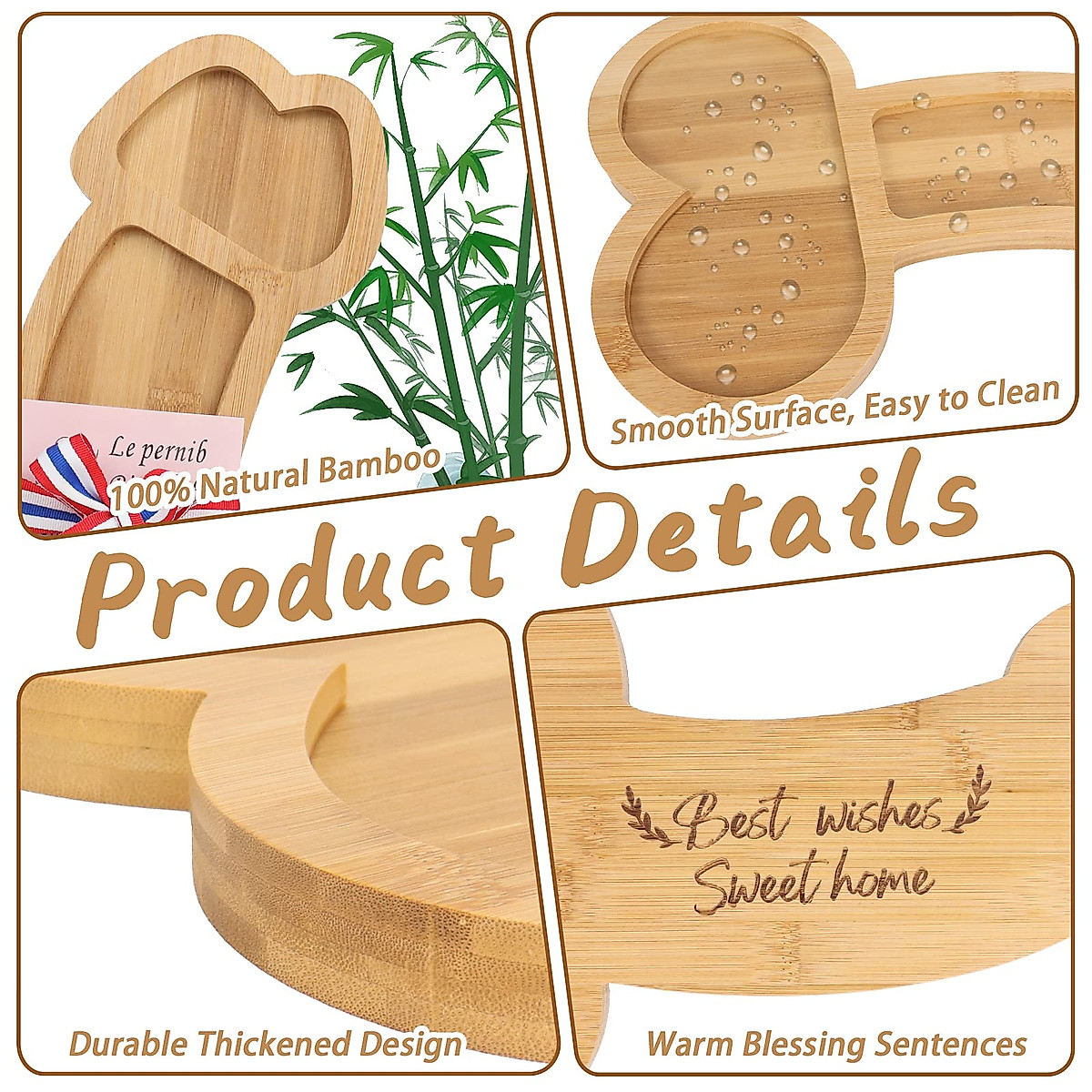 FunisFun Funny Charcuterie Board Novelty Bamboo Cheese Board 15.7"×10", Unique Kitchen Wine Meat Platter Aperitif Board for Housewarming Bachelor Party, Gag Gifts White Elephant Gifts