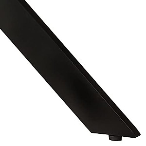 YPWRENH Bar Table Kitchen End Tables Dining Table Ø43.3"x30.7" Solid Wood Reclaimed and Steel for Dining Room, Kitchen or Living Room