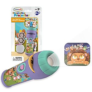 Dr. STEM Toys Story Projector for Kids 3 & Up | Preschool Projector Flashlight Presents Classic Stories on Colorful Slides | Comes with Free Storytelling App So Kids Can Listen as They View