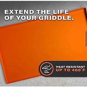 36 Inch Silicone Griddle Mat for Blackstone and Other Large Grills Griddles Heavy Duty Food Grade Silicone Cover Washable Reusable Durable Protective Mat for Rust Dust Rodents Insects