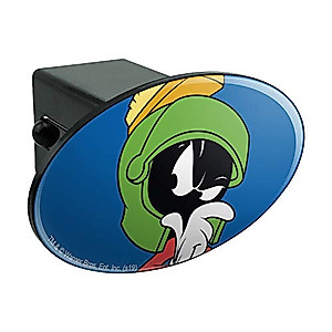 Looney Tunes Marvin The Martian Oval Tow Trailer Hitch Cover Plug Insert