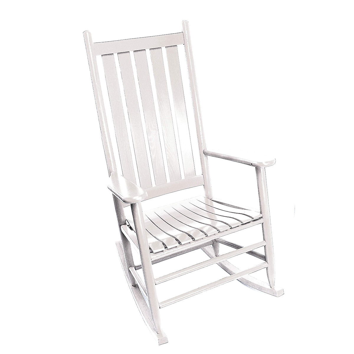 Dixie Seating Asheville Wood Rocking Chair No. 907SRTA Antique White