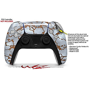 WraptorSkinz Skin Wrap compatible with Sony PS5 DualSense Controller Rusted Metal (CONTROLLER NOT INCLUDED)