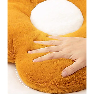 WYIKE Little Daisy Sofa Pillow Cute Flower Bay Window Cushion Sunflower Cushion Office Seat Cushion (Purple)